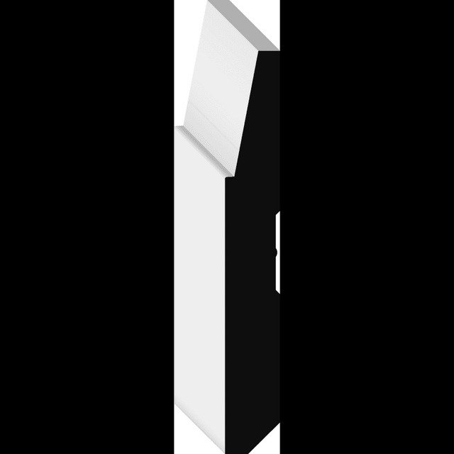 MDF Bevel Step Baseboard 5 1/2 x 1/2 (12' Lengths)