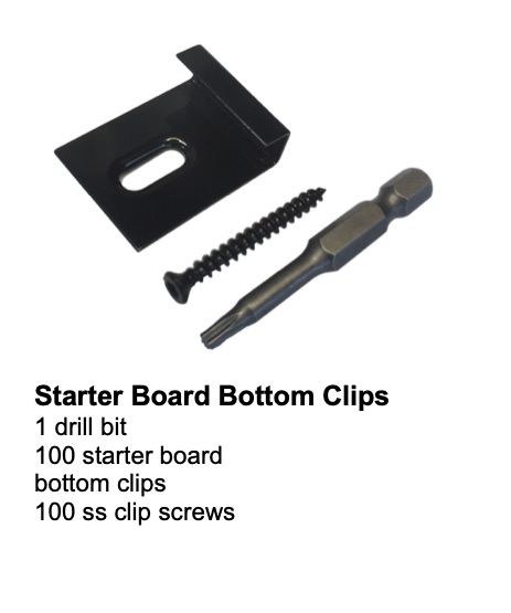 DexEra Starter Board Bottom Clips Kit