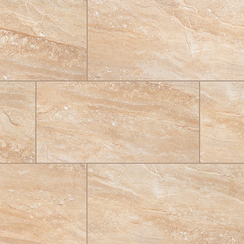MSI Floor Tiles Aria Oro Beige Polished 12" x 24"